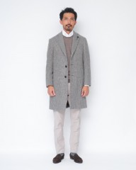 ウール シングルチェスターコート|LARDINI(ラルディーニ ウール シングルチェスターコート|LARDINI(ラルディーニ