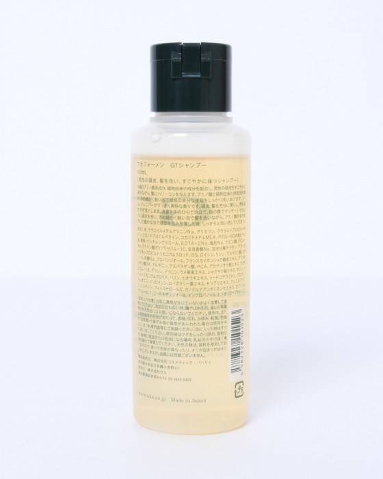フォーメン GT シャンプー【uka for MEN GT SHAMPOO Skinny Bottle 100mL】｜uka（ウカ）｜TOKYOlife